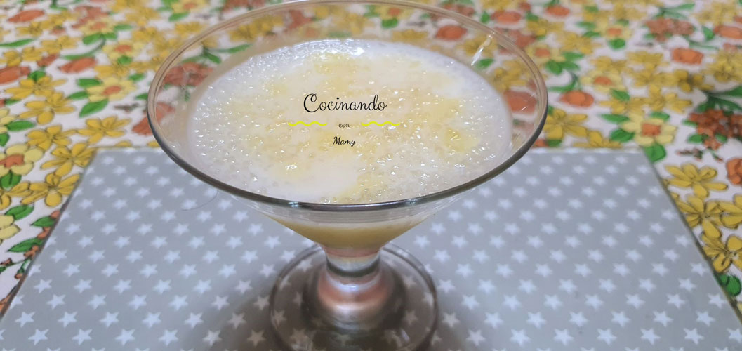 Como hacer postre de tapioca con manzana - Cocinando con Mamy