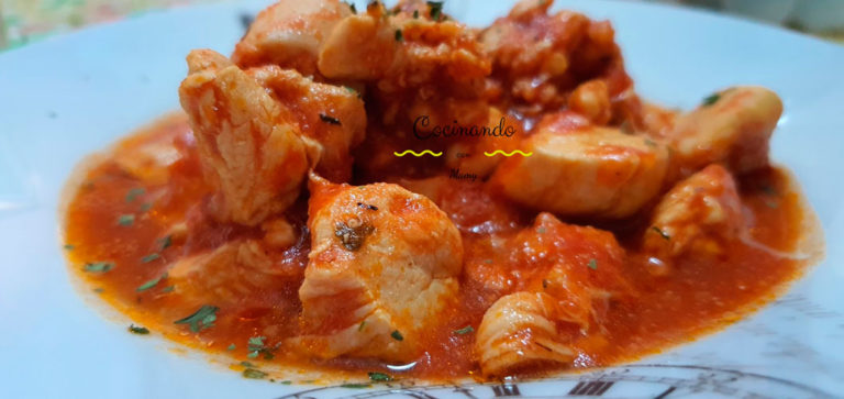 Como hacer pechuga de pollo con tomate al estilo andaluz en Olla Gm y ...