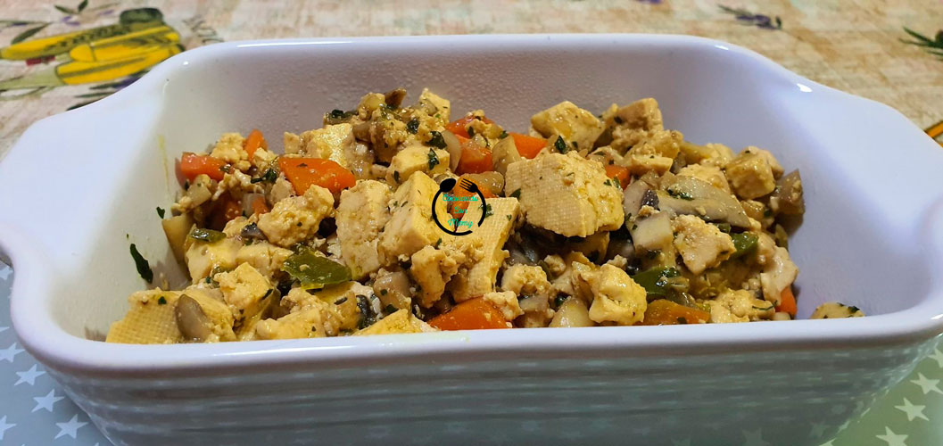 Como hacer tofu con verduras - Cocinando con Mamy
